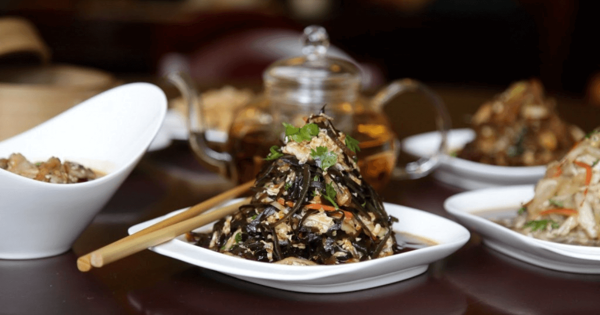 Gemüse, Nudeln und Reis in der Peking Ente Berlin